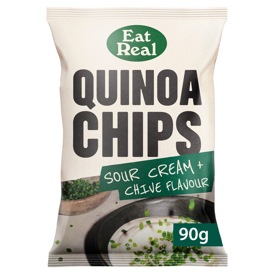 Eat Real Sour Cream and Chive Quinoa Chips - Morrisons Online Groceries ...
