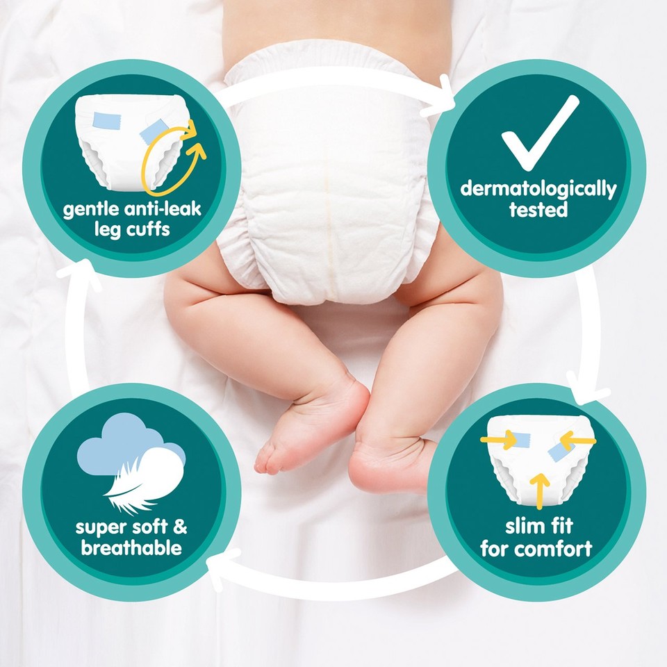 Nutmeg Ultra Dry Nappies Size 6+ x 26 Pack - Morrisons Online Groceries ...