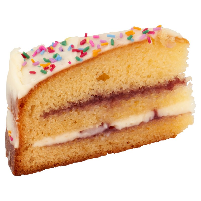 Morrisons Birthday Cake Slice - Morrisons Online Groceries & Offers