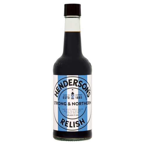 Henderson's Relish Blue And White 284ml - Morrisons Online Groceries ...