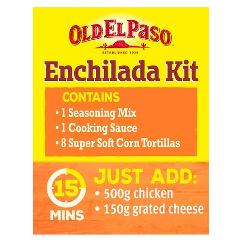 Old El Paso Cheesy Baked Enchilada Dinner Kit - Morrisons Online ...