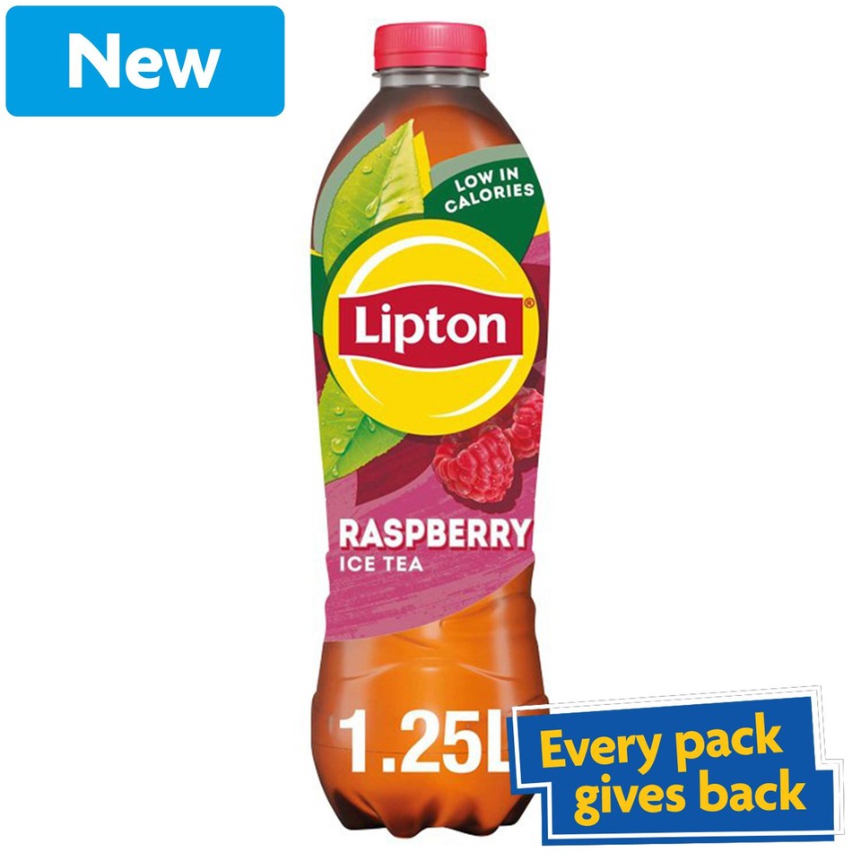 Lipton Ice Tea Raspberry 1.25L - Morrisons Online Groceries & Offers
