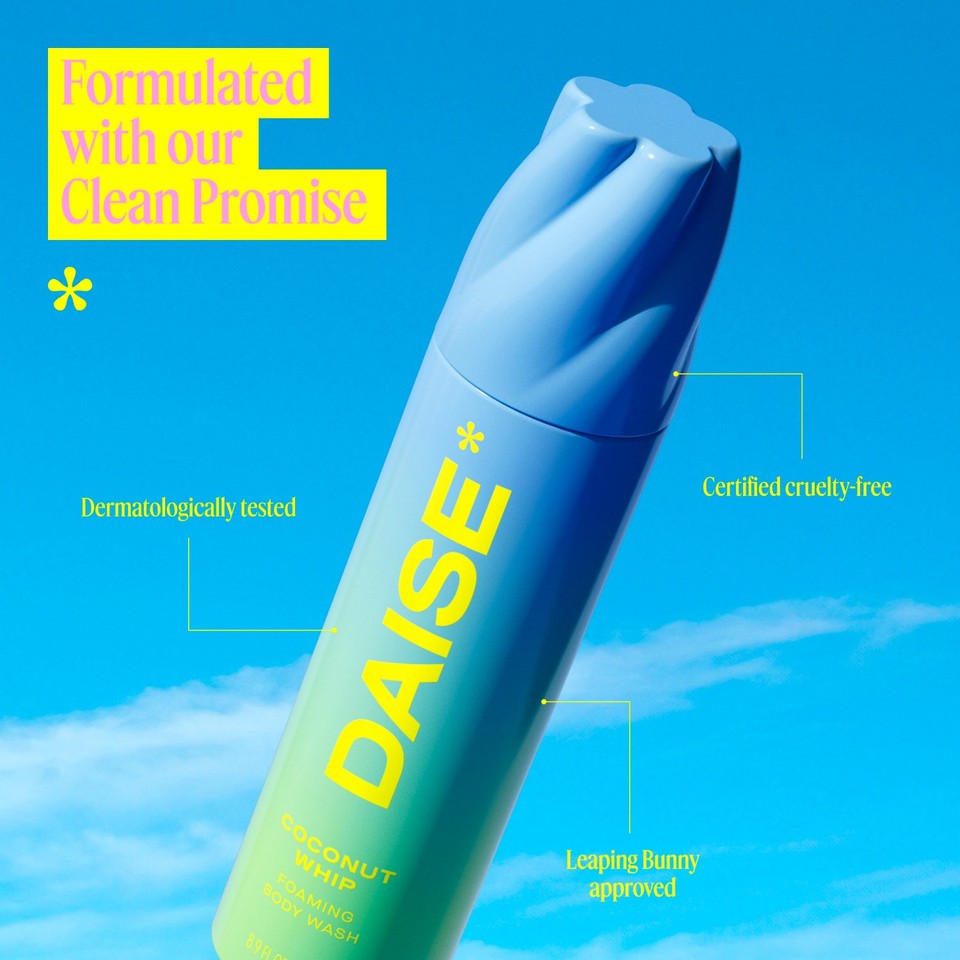 Daise Foaming Body Wash Coconut 265ml - Morrisons Online Groceries & Offers