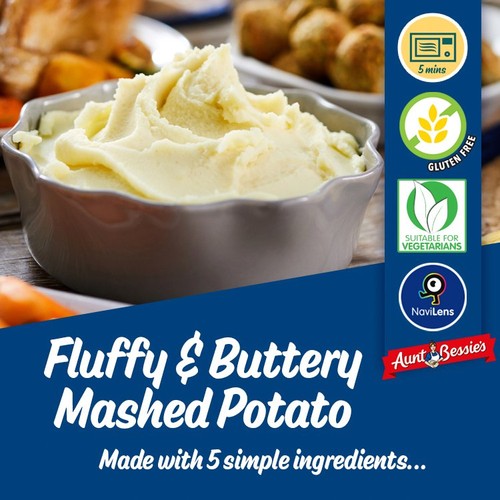Aunt Bessie's Fluffy & Buttery Mashed Potato 650g - Morrisons Online ...