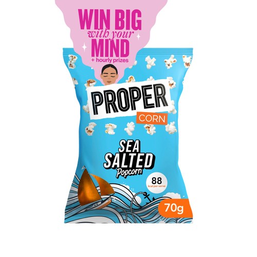 Proper Corn Lightly Sea Salted Popcorn 70g - Morrisons Online Groceries ...