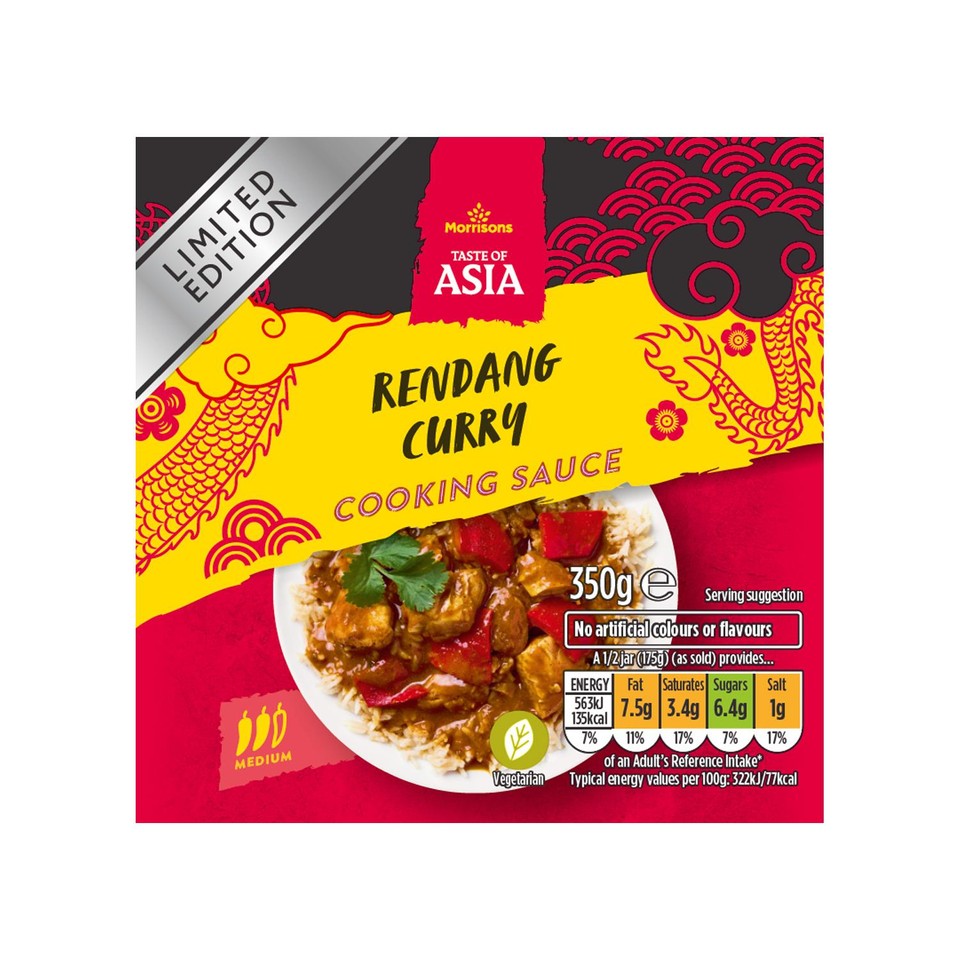 Morrisons Rendang Cooking Sauces 350g - Morrisons Online Groceries & Offers