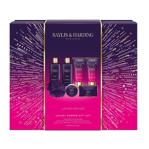 Baylis & Harding Moonlight Fig Luxury Pamper Gift Set - Morrisons Online Groceries & Offers