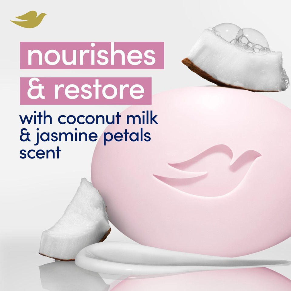 Dove Pink Beauty Bar Soap with 1/4 Moisturising Cream - Morrisons ...