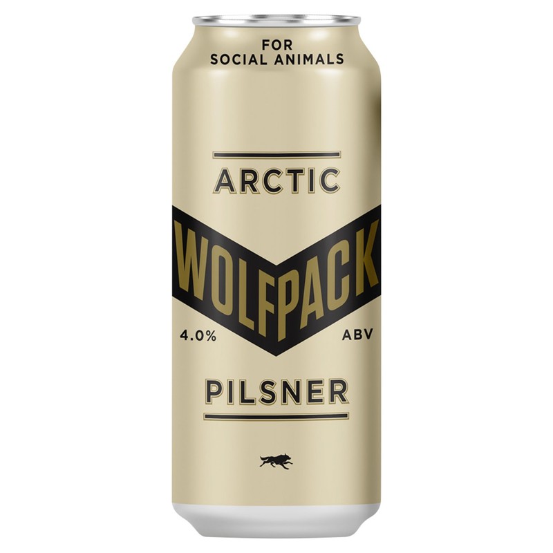 Wolfpack Arctic Pilsner 440ml - Morrisons Online Groceries & Offers