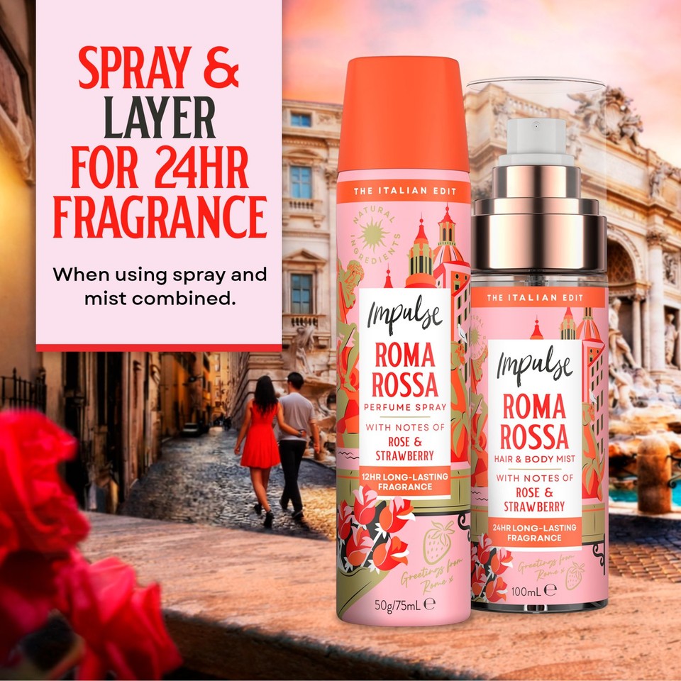 Impulse Roma Rossa Body Spray - Morrisons Online Groceries & Offers