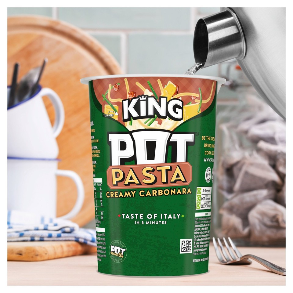 King Pot Pasta Creamy Carbonara - Morrisons Online Groceries & Offers