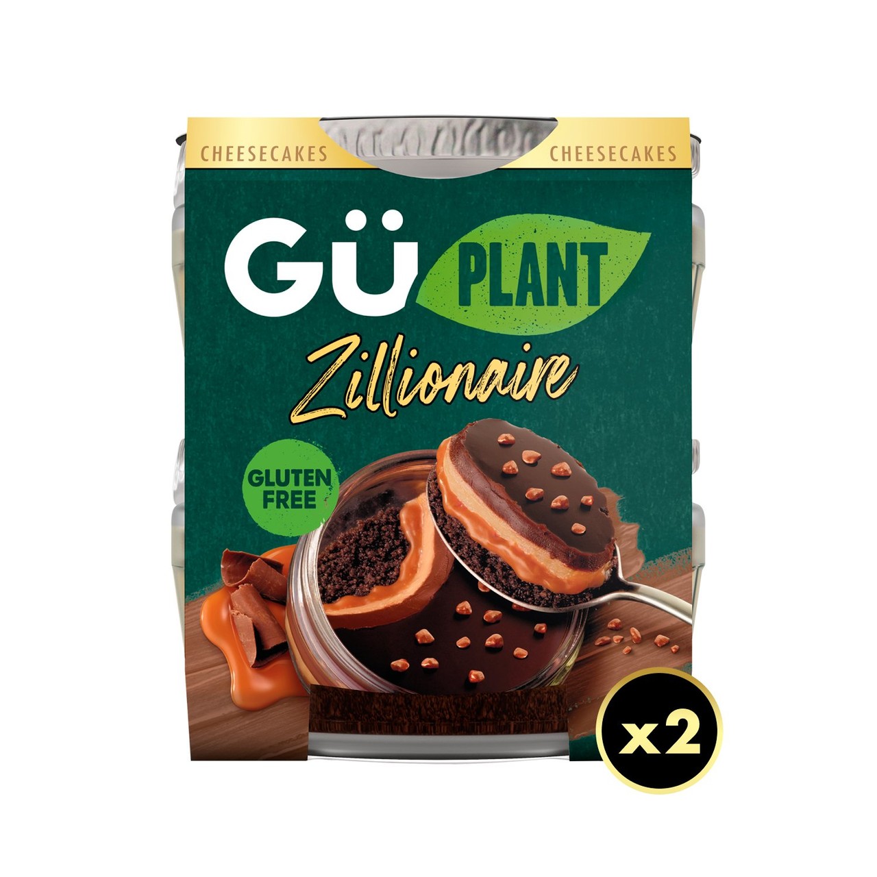 Gu Plant Zillionaire Cheesecakes 2x91.5g - Morrisons Online Groceries ...