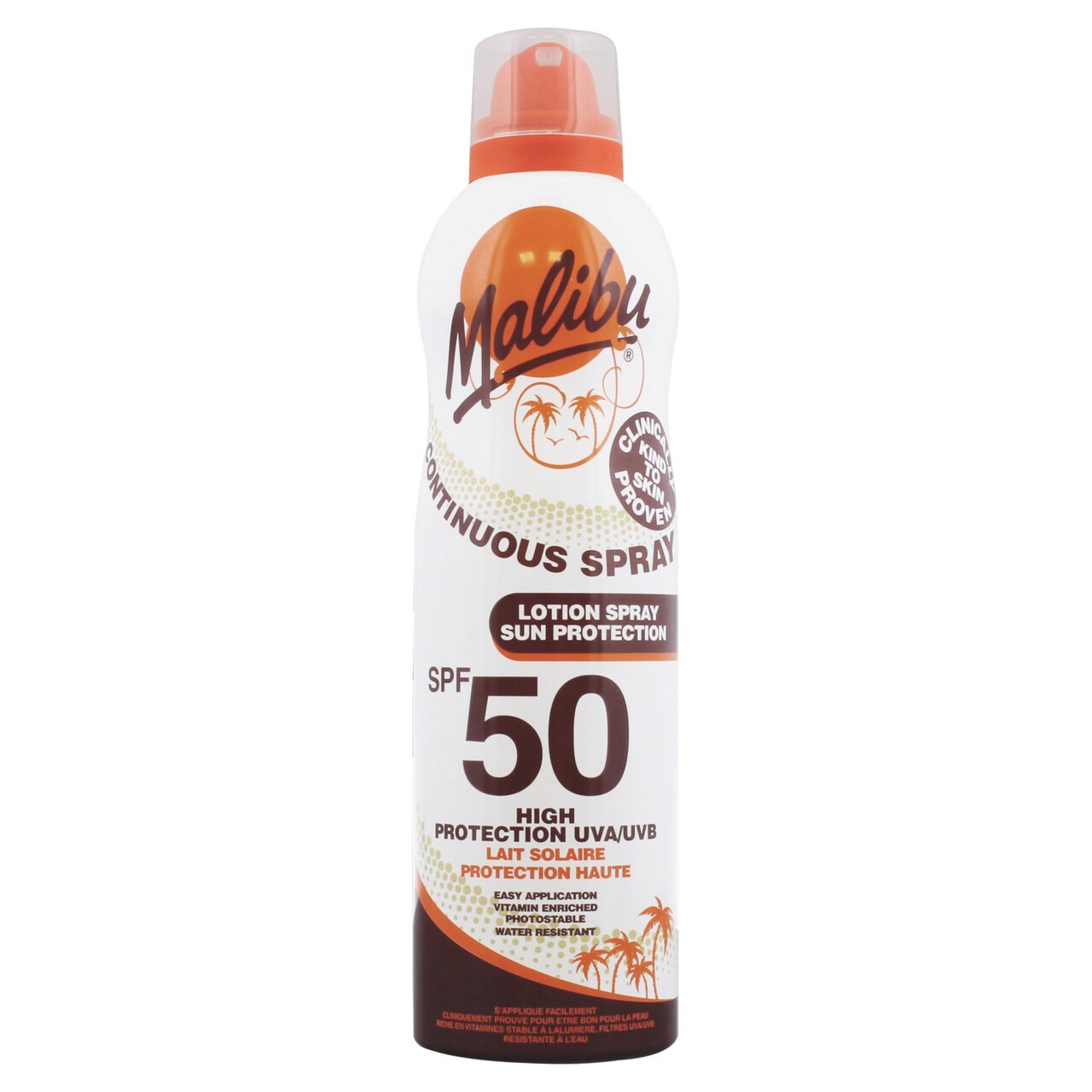 Malibu SPF 50 Continuous Spray 175ml - Morrisons Online Groceries & Offers