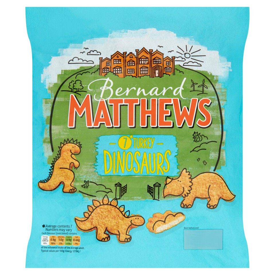 Bernard Matthews Turkey Dinosaurs - Morrisons Online Groceries & Offers