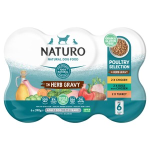 Naturo Adult Grain & Gluten Free Variety Cans In Herb Gravy - Morrisons ...