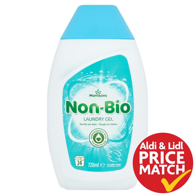 Morrisons Non Bio Laundry Gel 24 Washes - Morrisons Online Groceries ...