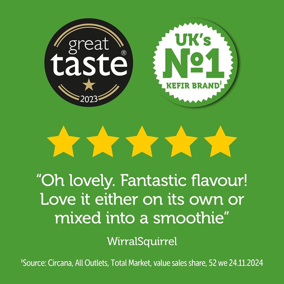 Biotiful Gut Health Kefir Drink Cherry 500ml - Morrisons Online ...