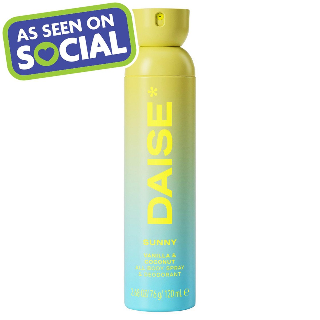 Daise All Body Spray & Deodorant Sunny 120ml - Morrisons Online ...
