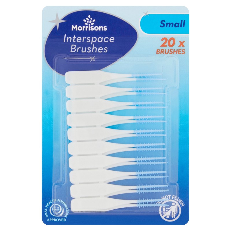 Morrisons 20 Small Interspace Brushes - Morrisons Online Groceries & Offers
