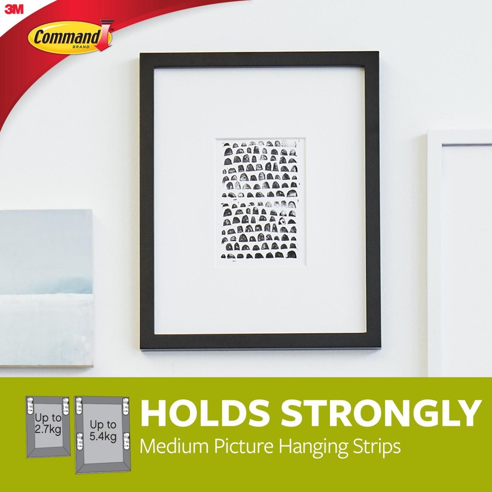 Command Medium Pic Hanging Strips - Morrisons Online Groceries & Offers