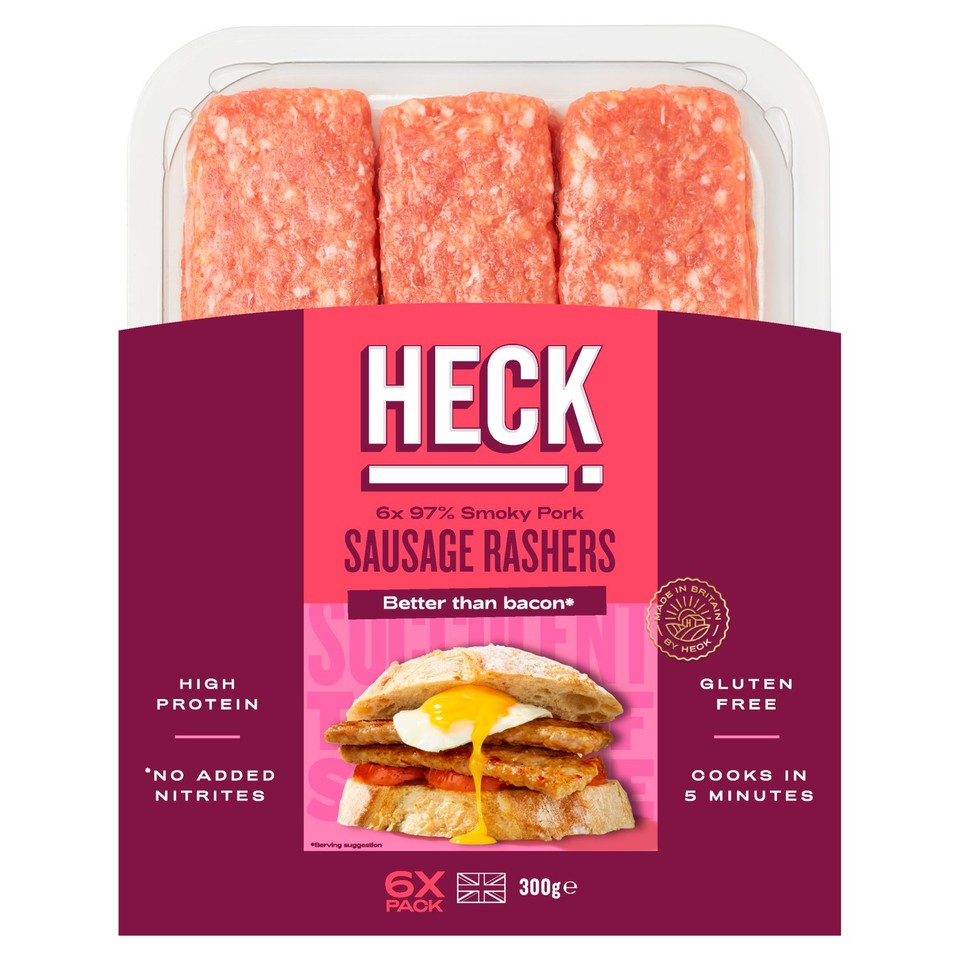 Heck Pork Sausage Rashers - Morrisons Online Groceries & Offers