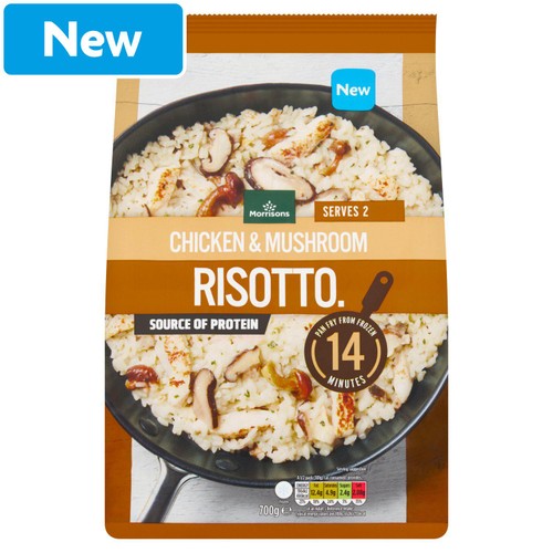 Morrisons Chicken & Mushroom Risotto 700g - Morrisons Online Groceries ...