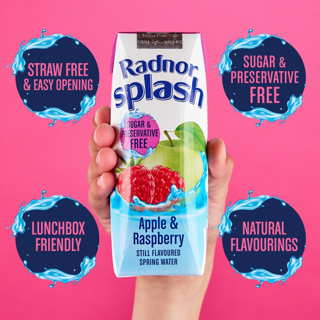 Radnor Splash Apple And Raspberry Flavoured Water - Morrisons Online ...