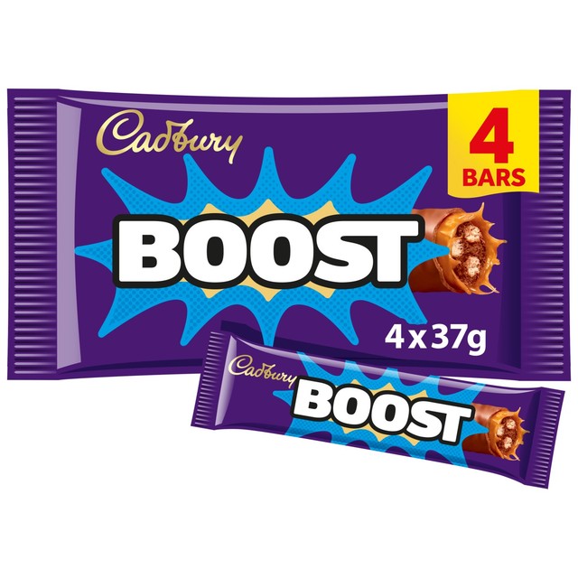 Cadbury Boost Chocolate Bar 4 Pack Multipack - Morrisons Online ...