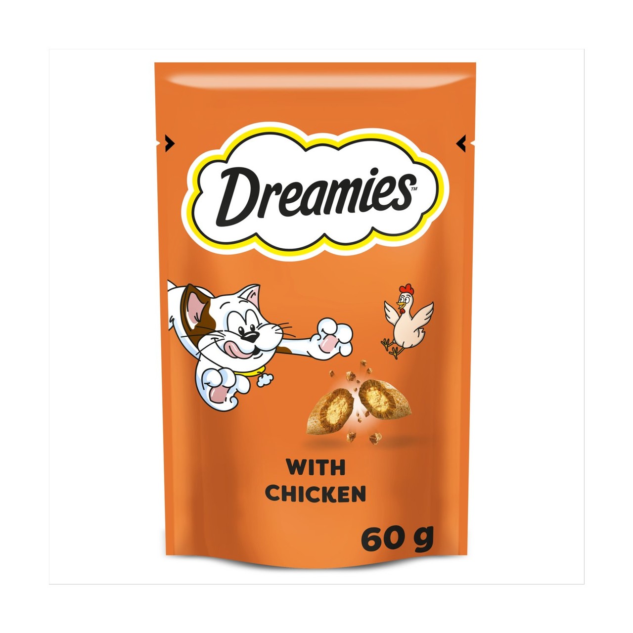 Dreamies Cat Treat Biscuits with Chicken - Morrisons Online Groceries ...
