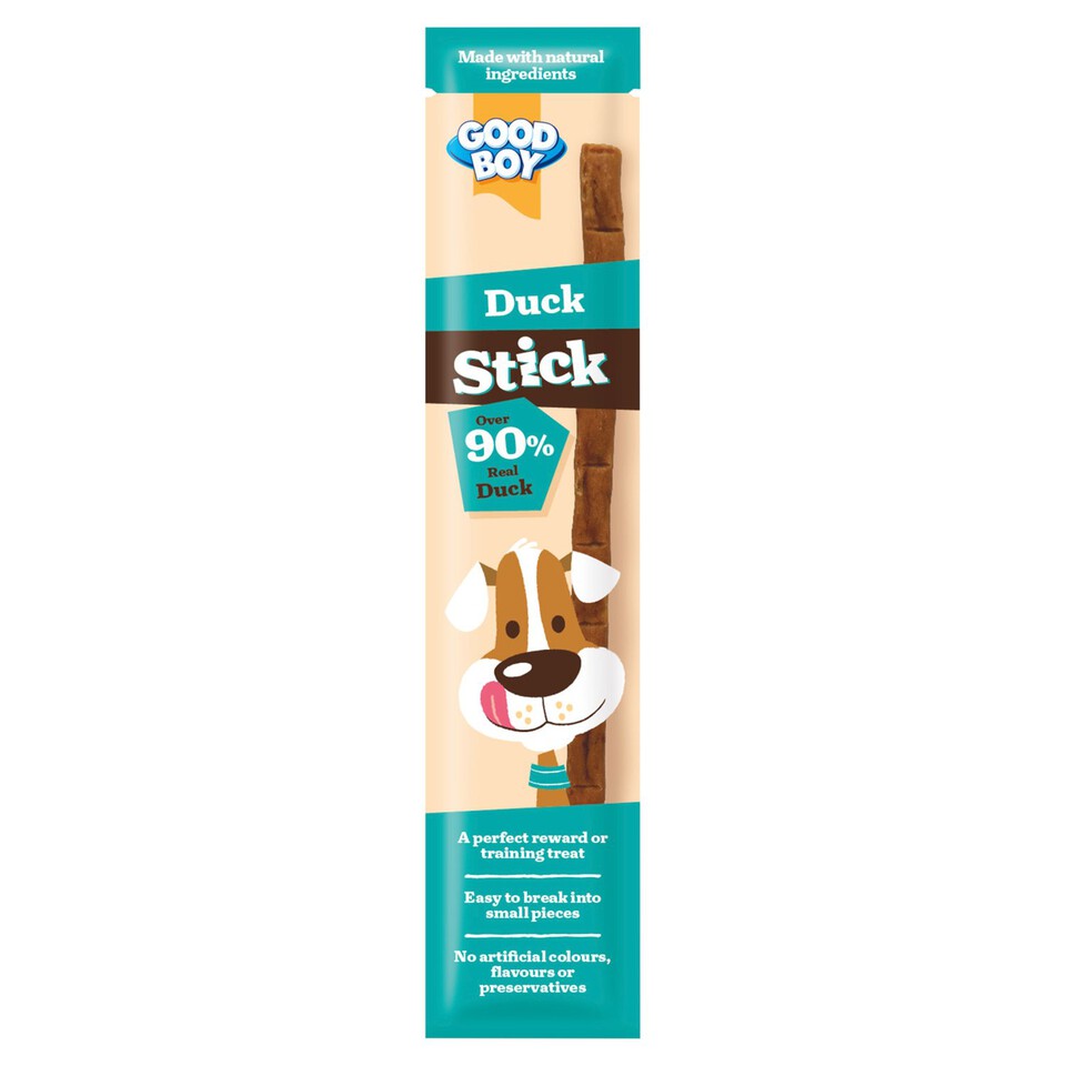 Good Boy Meaty Dog Treat Sticks Duck - Morrisons Online Groceries & Offers
