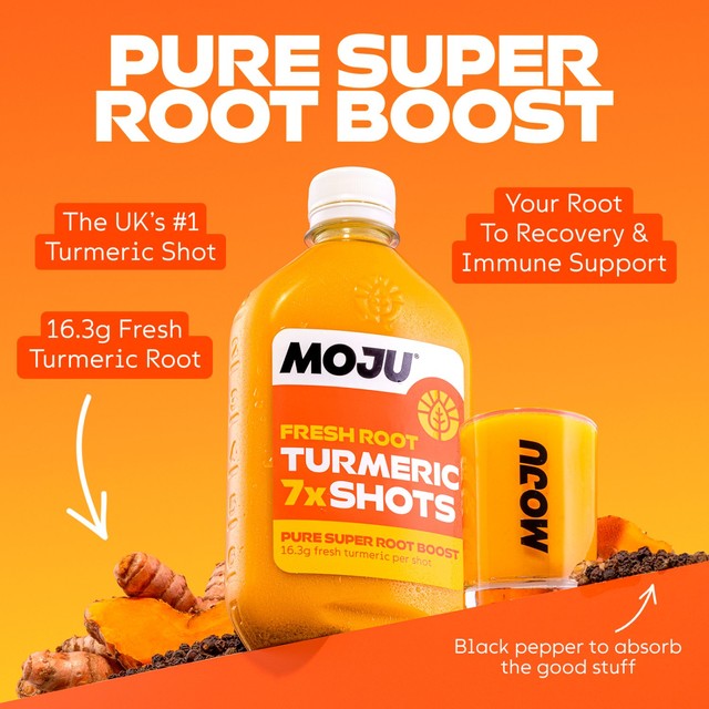 MOJU Turmeric Vitality Dosing Bottle 7x Shots - Morrisons Online ...