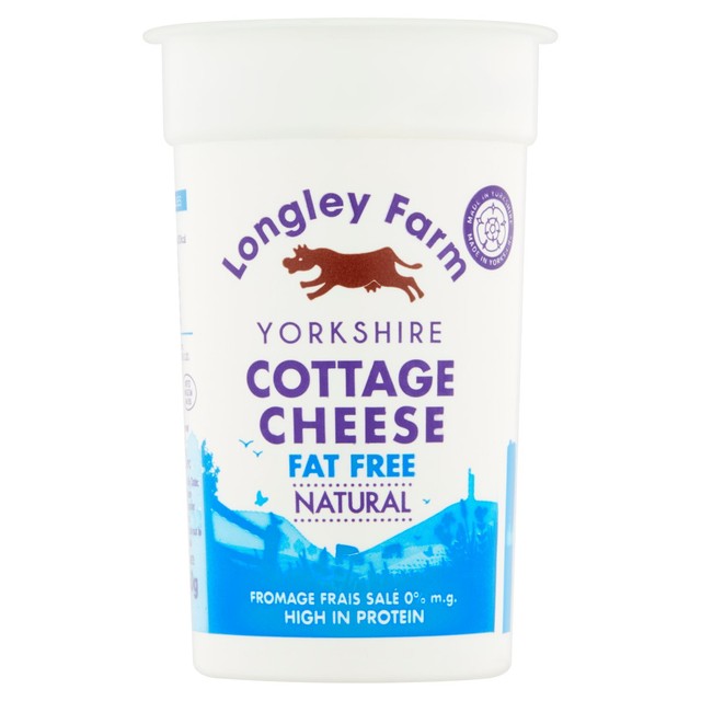 Longley Farm Yorkshire Fat Free Natural Cottage Cheese - Morrisons ...