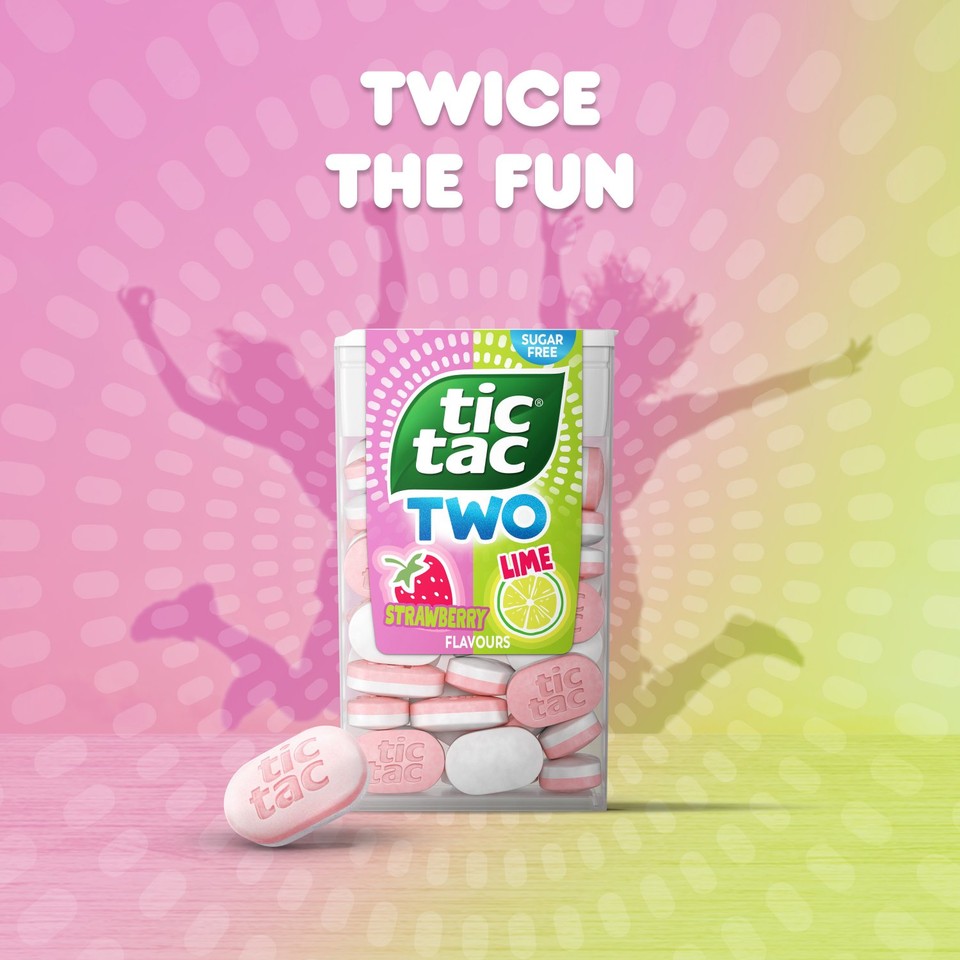 Tic Tac Two Strawberry Lime - Morrisons Online Groceries & Offers
