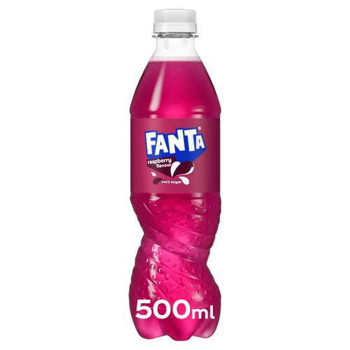 Fanta Raspberry Zero 500ml - Morrisons Online Groceries & Offers