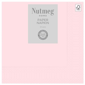 Nutmeg Pink Napkin - Morrisons Online Groceries & Offers