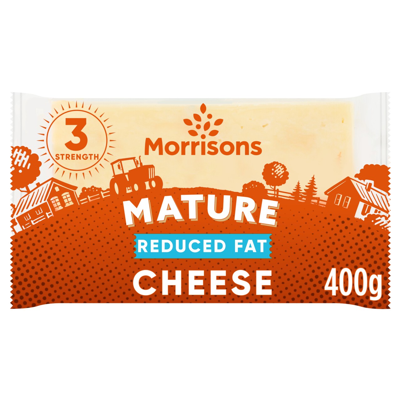 Morrisons 30% Lighter Reduced Fat Mature Cheese 400g - Morrisons Online ...