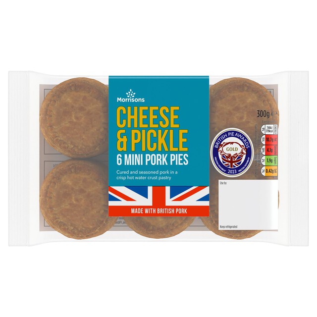 Morrisons Mini Pork Cheese & Pickle Pies - Morrisons Online Groceries ...