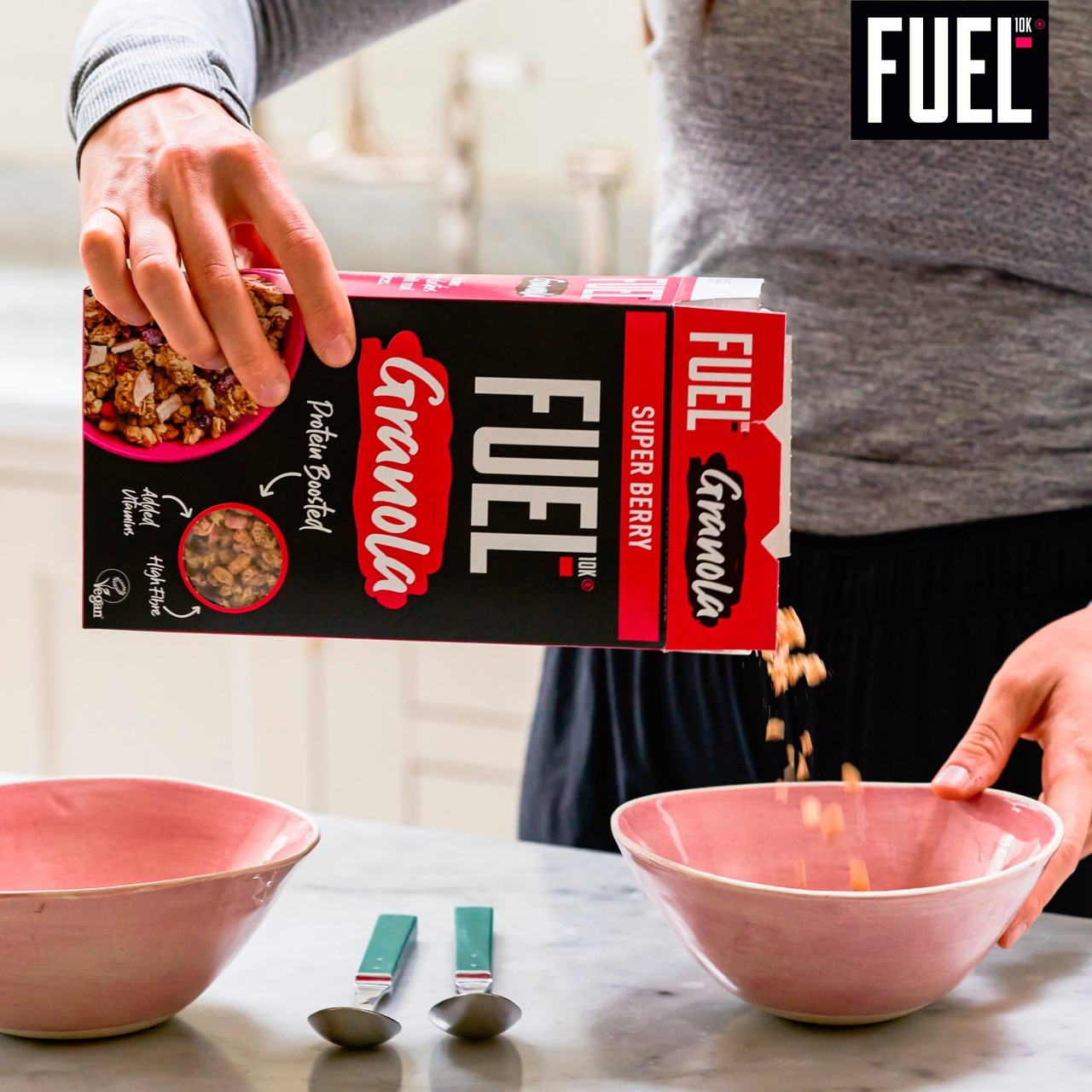FUEL10K Super Berry Protein Granola Breakfast Cereal 400g - Morrisons ...