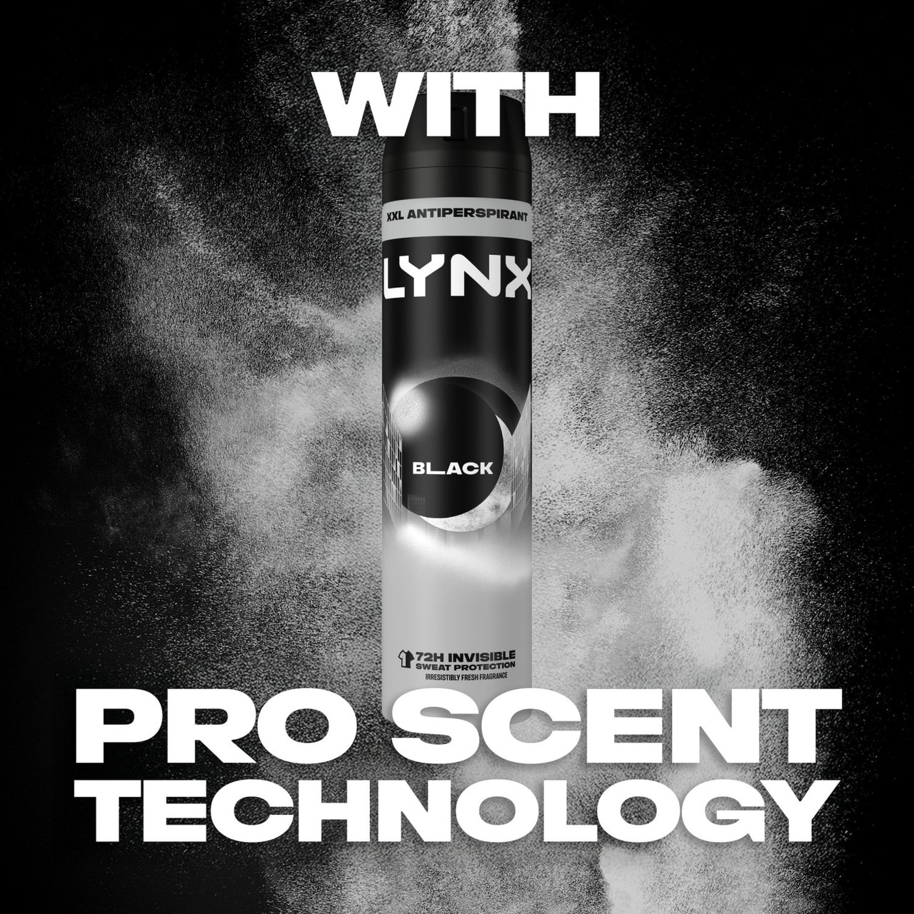 Lynx Black Antiperspirant Deodorant Spray For Men 250ml - Morrisons ...