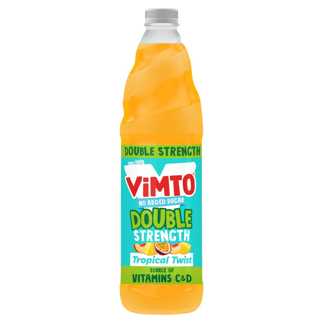 Vimto Double Concentrate No Added Sugar Tropical Twist Squash 725ml ...