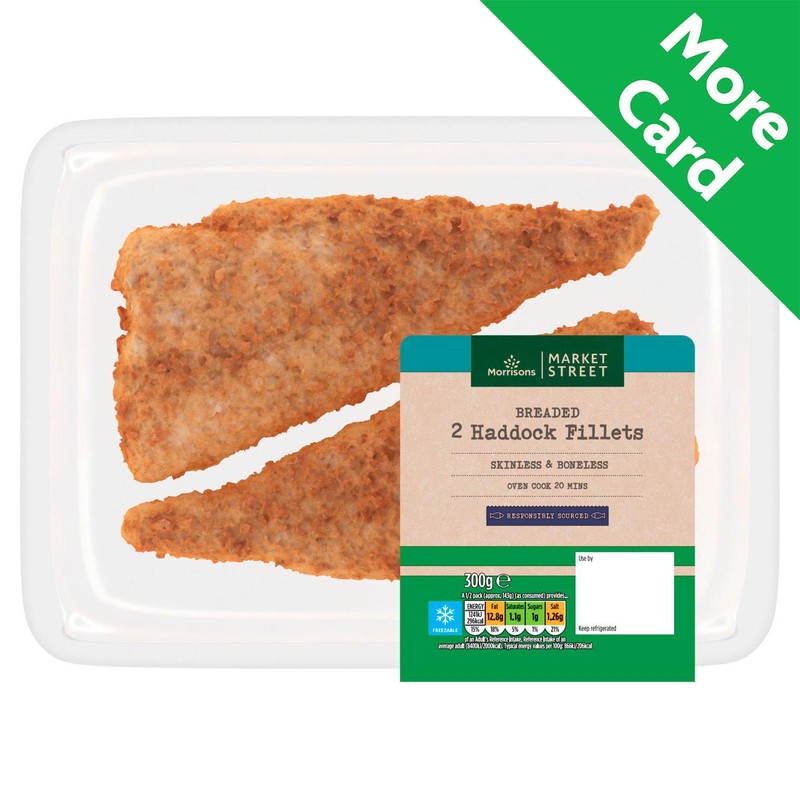 Morrisons Breaded Haddock Fillets - Morrisons Online Groceries & Offers