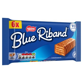 Blue Riband Milk Chocolate Wafer Biscuit Multipack - Morrisons Online ...