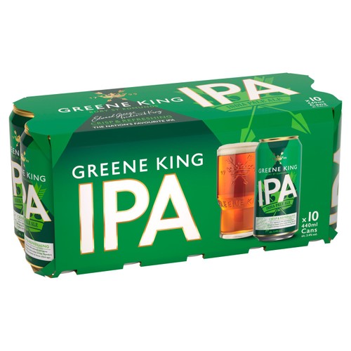 Greene King IPA 10x440ml - Morrisons Online Groceries & Offers