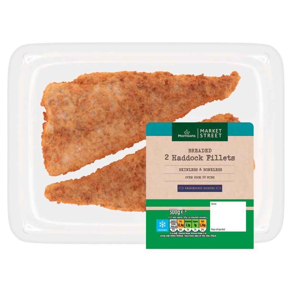 Morrisons Breaded Haddock Fillets - Morrisons Online Groceries & Offers