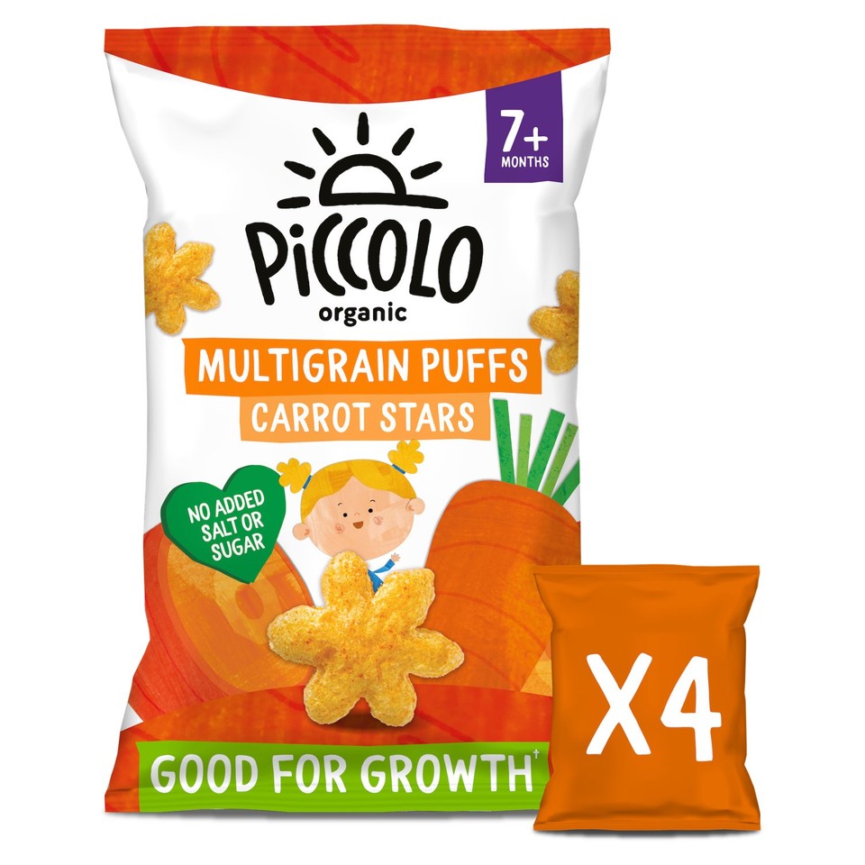 Piccolo Carrot Star Puffs - Morrisons Online Groceries & Offers