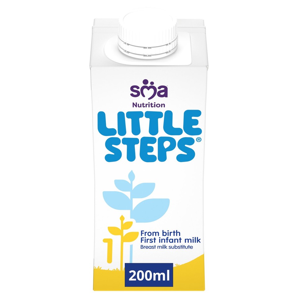 LITTLE STEPS First Infant Baby Milk From Birth Ready-To-Use Milk 200ml ...