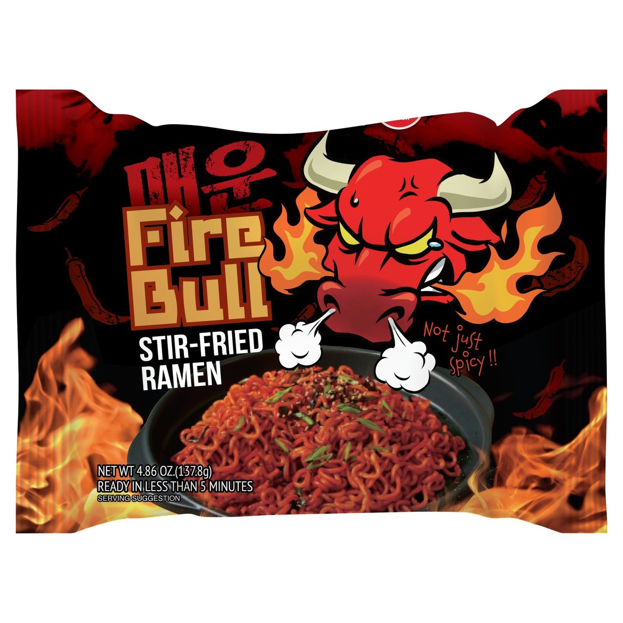 Fire Bull Stir-Fried Ramen - Morrisons Online Groceries & Offers