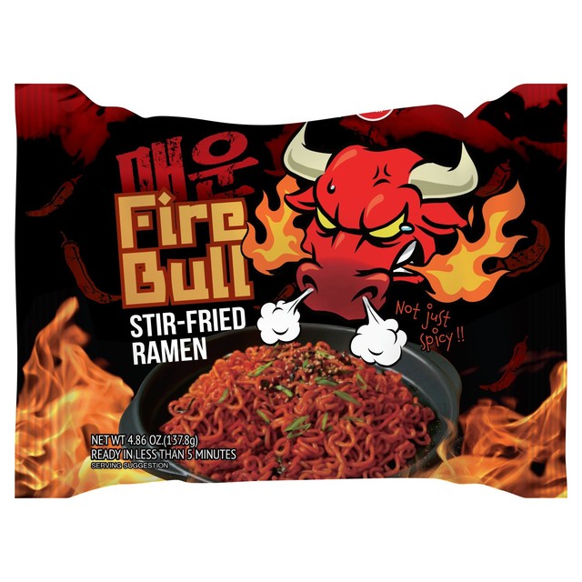 Fire Bull Stir-Fried Ramen - Morrisons Online Groceries & Offers