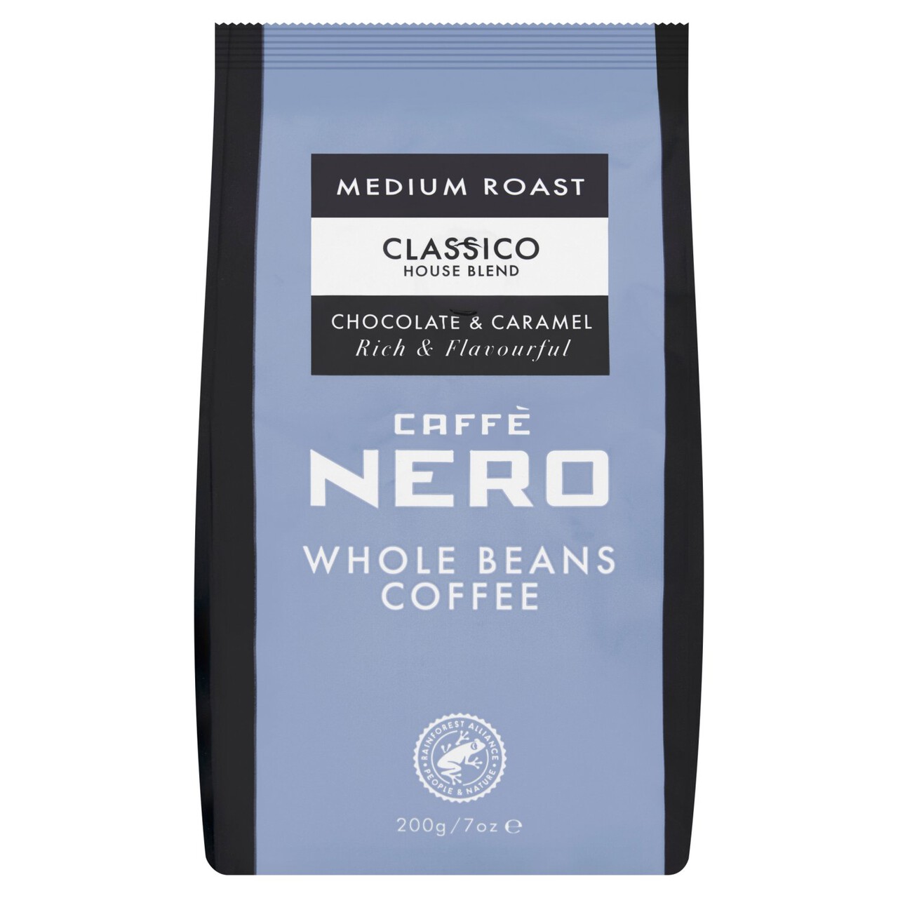Caffe Nero Classico Whole Beans 200g - Morrisons Online Groceries & Offers