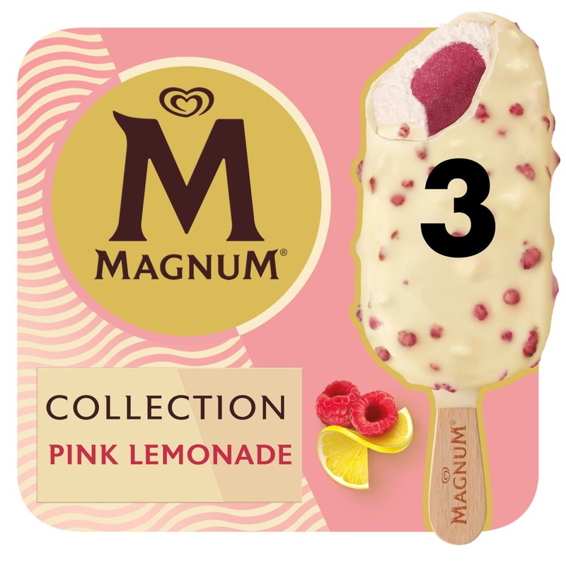 Magnum Euphoria Pink Lemonade Ice Cream Sticks - Morrisons Online ...